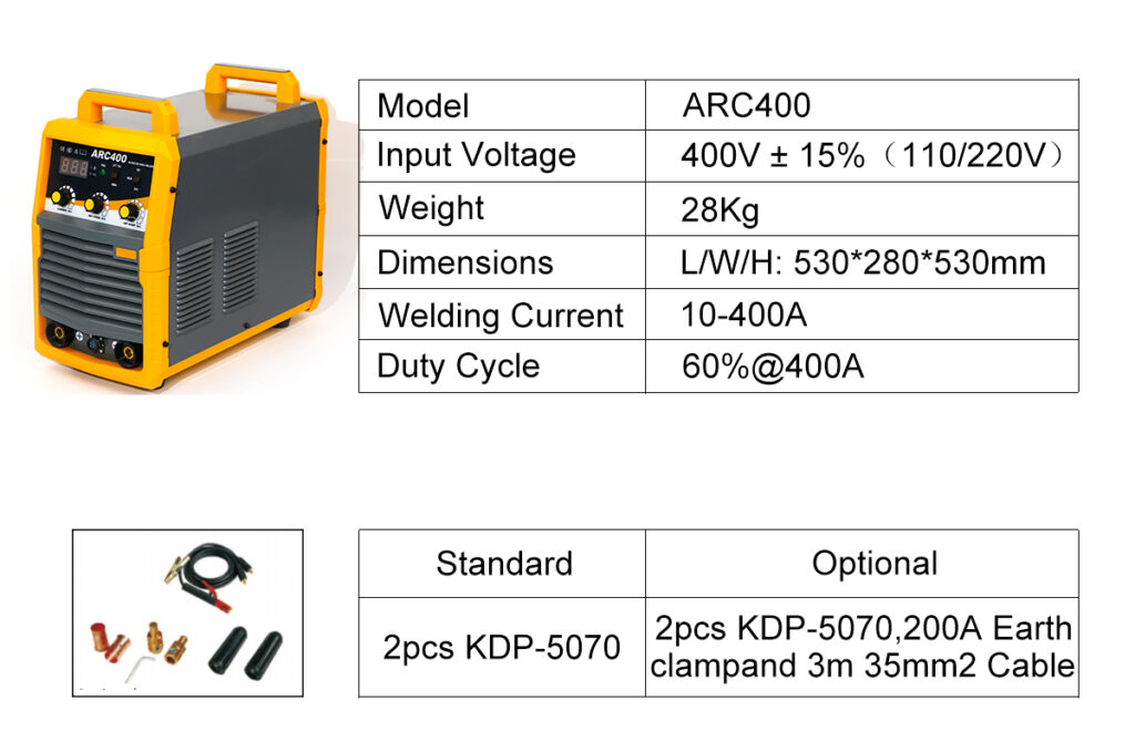 ARC400 Welding Machine - weldership